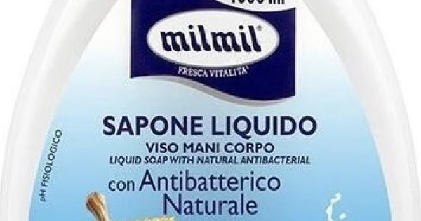 MilMil Sapun lichid Lapte Miere Antibacterian 1L Rezerva *out*
