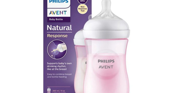 Avent Biberon Natural Response din plastic tetina din silicon 260ml ...