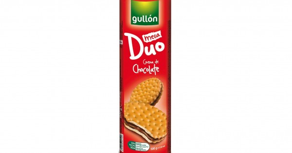 Gullon biscuiti Mega Duo Crema Sabor Chocolate 500g